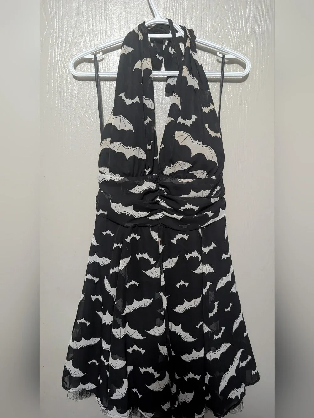 Hell Bunny | Dresses | Hell Bunny Bat Print Halter Dress | Poshmark